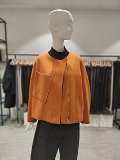 데무 집업로우컷재킷 ( AW2302121 ) - 마리오몰