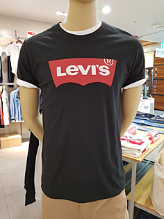 리바이스 반팔 로고티셔츠 블랙(177830137) - 마리오몰