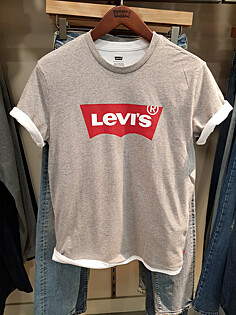 남여공용 배트윙 티셔츠 그레이(17783-0138) - 마리오몰