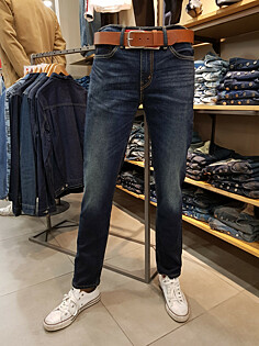 리바이스 511 슬림 다크워싱 청바지(045112404) - 마리오몰