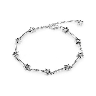 판도라 PANDORA 셀레스티얼 스타 밤하늘의 별 실버 여성 팔찌 598498C01 - 마리오몰